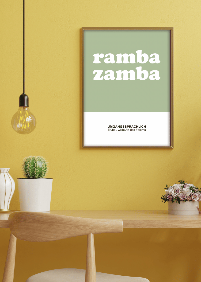 Poster – Ramba Zamba - Karla und Kurt